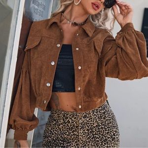SHEIN | Jackets & Coats | New Corduroy Shacket | Poshmark